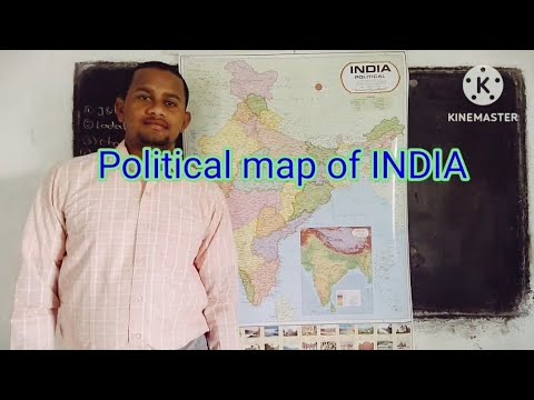 POLITICAL MAP OF INDIA !! General information about India !! - YouTube