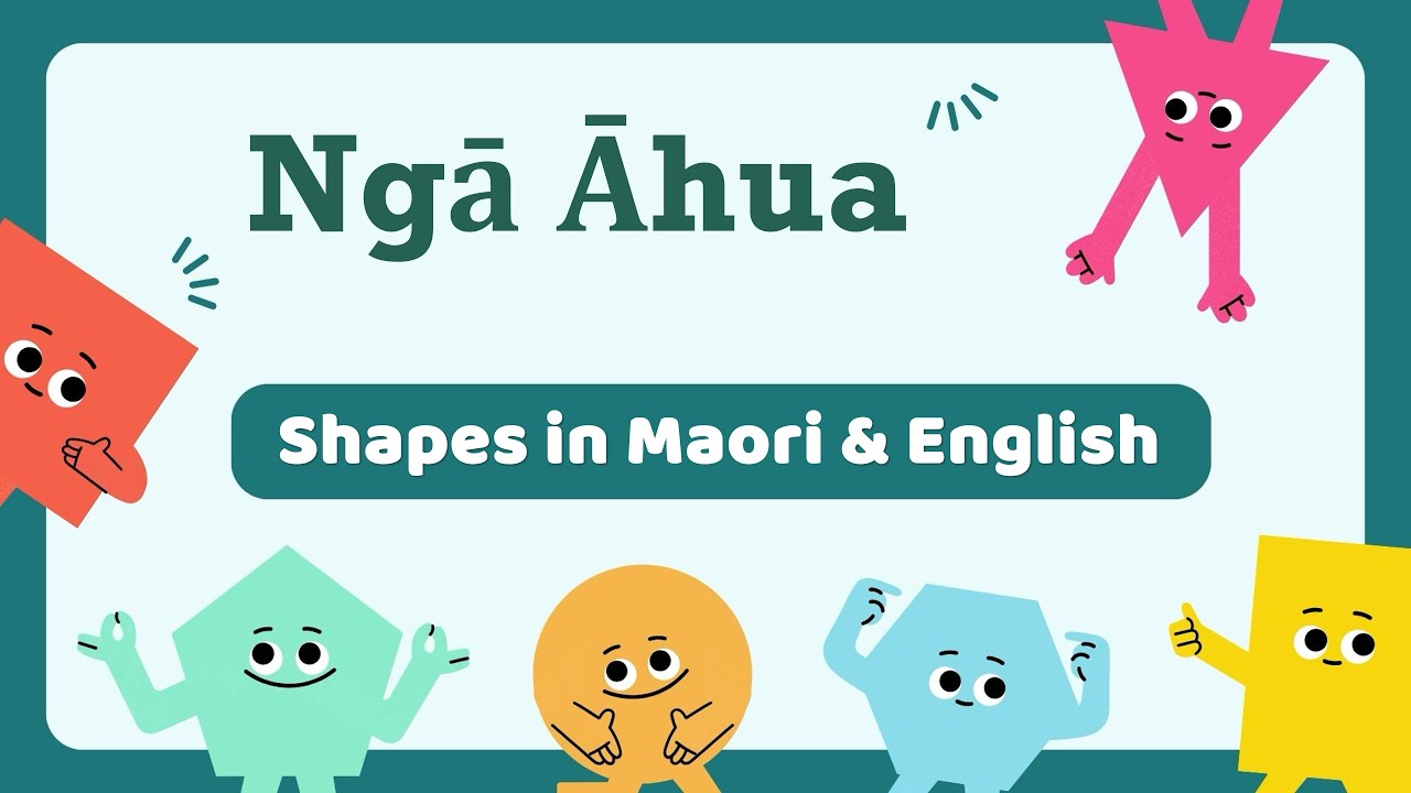 Ngā Āhua - Shapes in Maori & English - YouTube