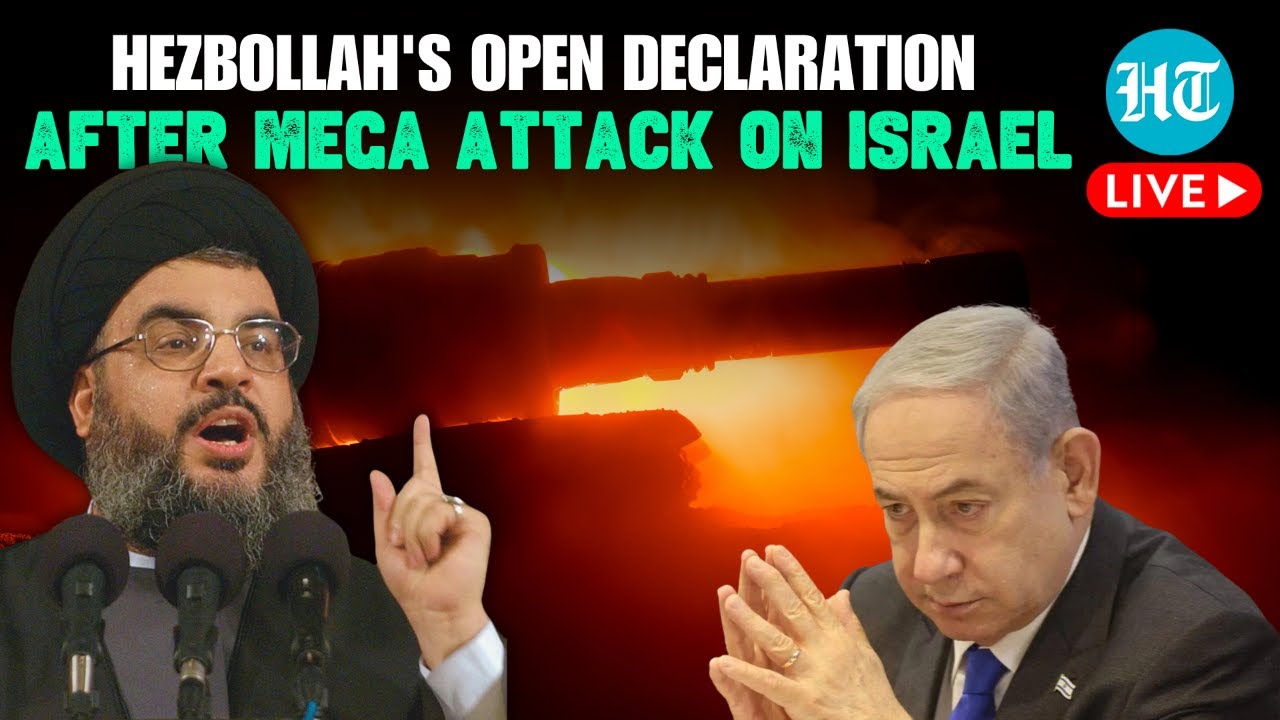 LIVE | Hezbollah's Big Statement After Firing Over 300 Rockets, Drones ...