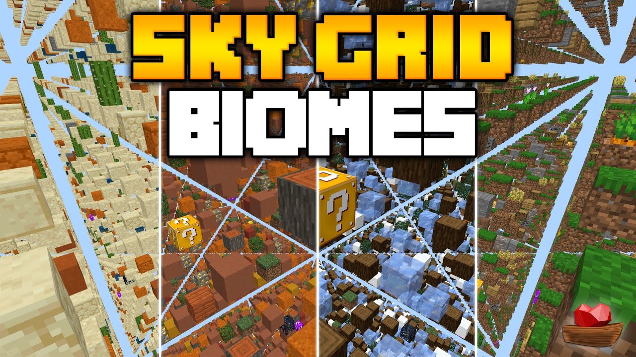 Sky Grid Biomes Trailer - YouTube