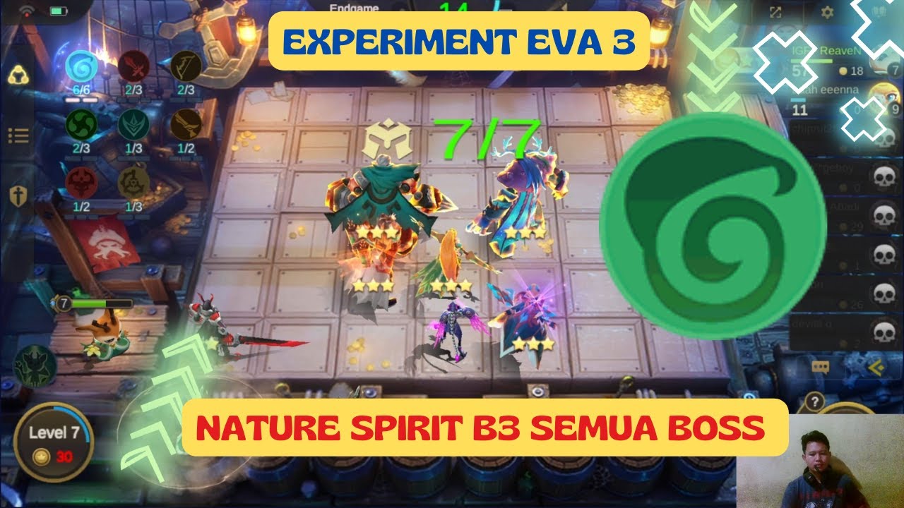 EXPERIMENT EVA 3 + FULL TITAN NATURE SPIRIT ⭐⭐⭐ SEMUA NI BOSS ! | MAGIC ...