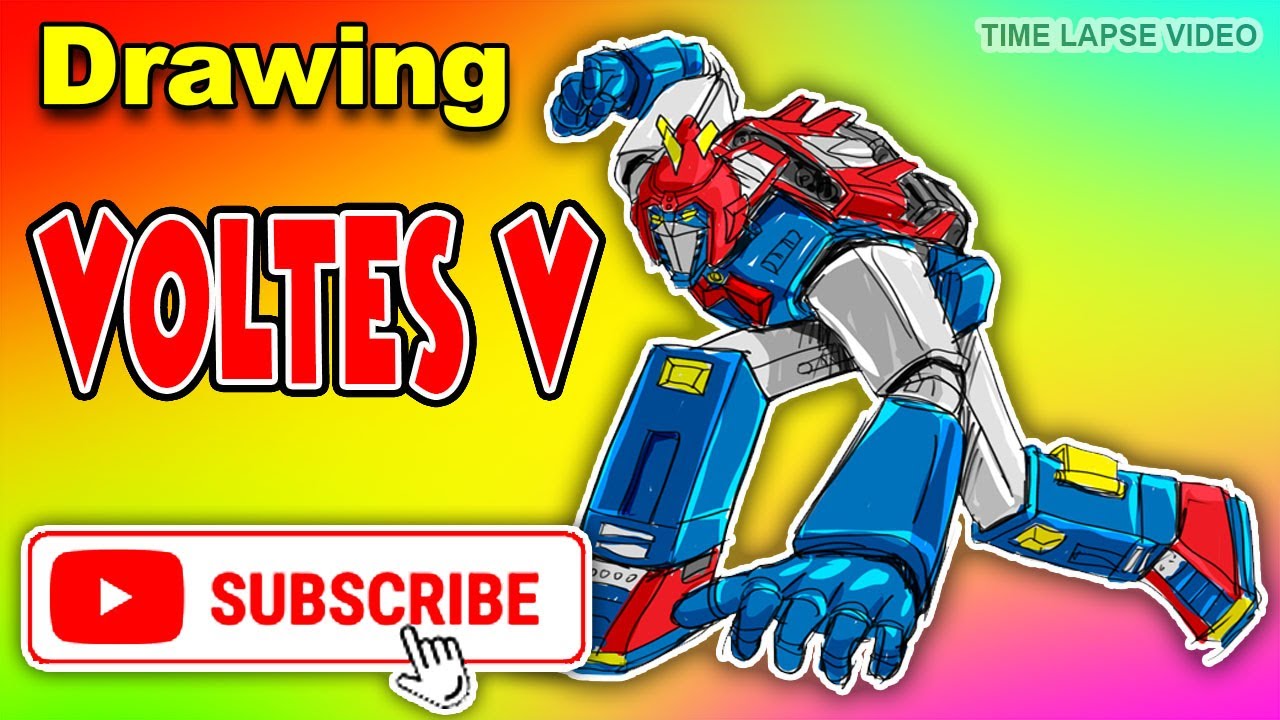 Drawing Voltes V - YouTube