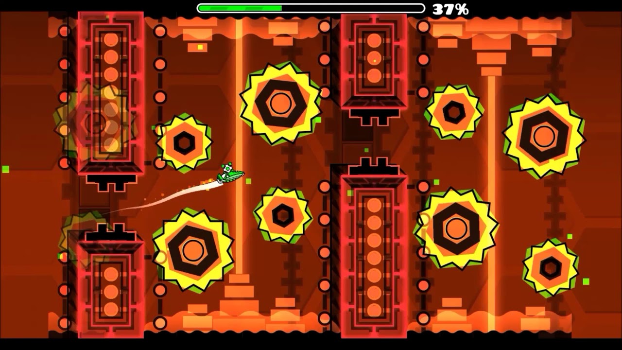 Geometry Dash | Quantum Processing 50% and 58-75% - YouTube