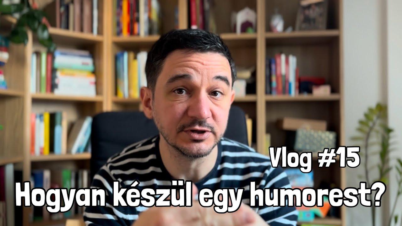 Hogyan készül egy humorest? - Felméri Péter vlog #15 - Stand Up - Showder Klub - Dumaszínház ...