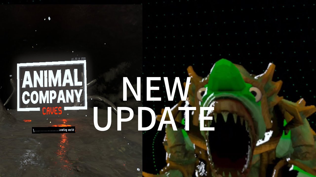 New cave update (and new shark bundle) in animal company - YouTube