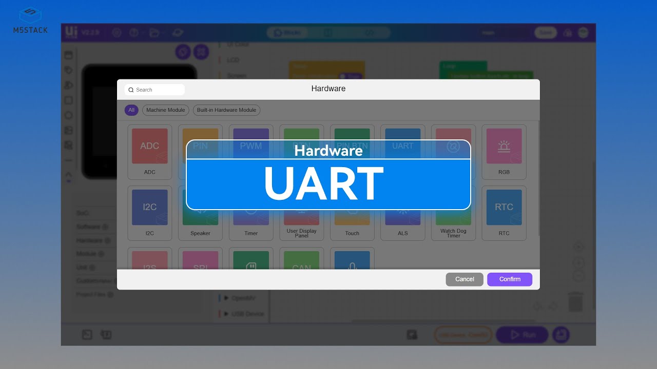 【UiFlow2 Basic Tutorial 】UART - YouTube