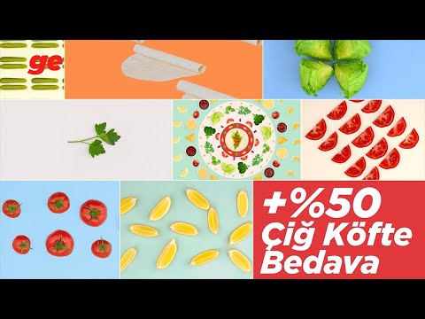 Yarın Alacağın Her Porsiyonda +%50 Çiğ Köfte Bedava!
