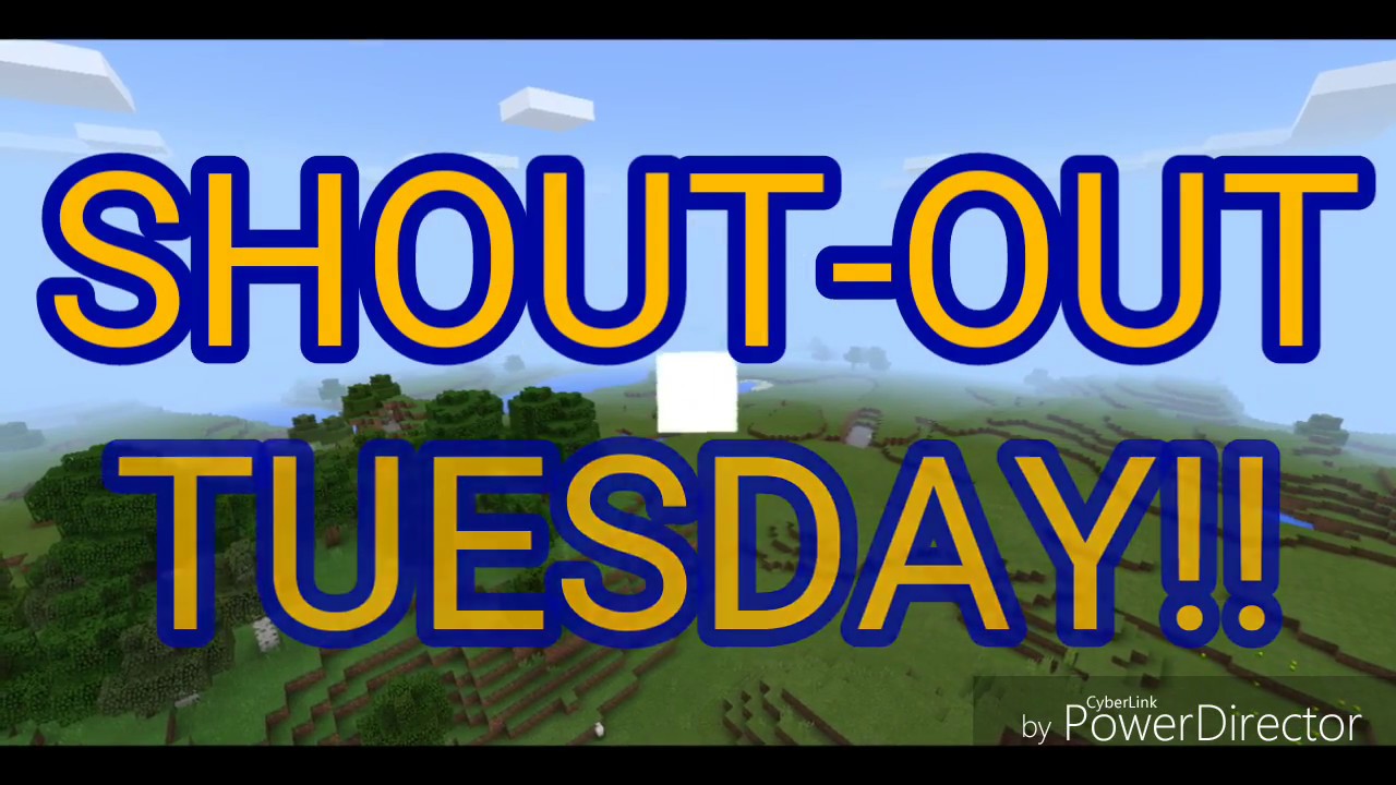 Tuesday Shout-Outs #1 - YouTube