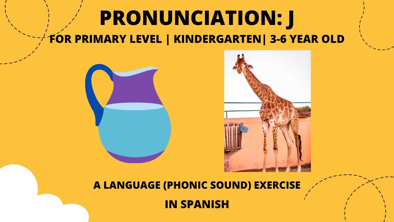 Los Sonidos del Español (Fonemas). Pronuncia la letra "J" usando el ...
