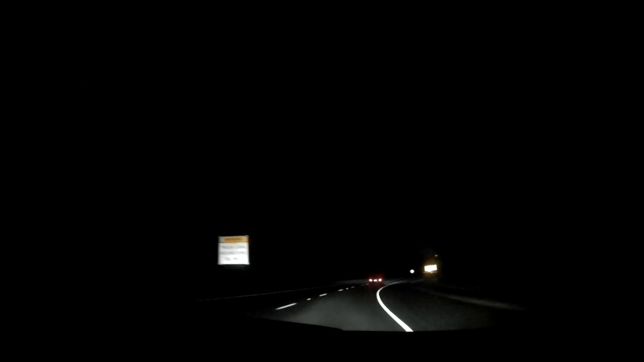 MD Interstate 95 south exit 49B high mast streetlights (night) - YouTube