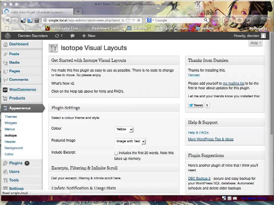 Isotope Visual Layouts WordPress plugin 1 minute overview - YouTube