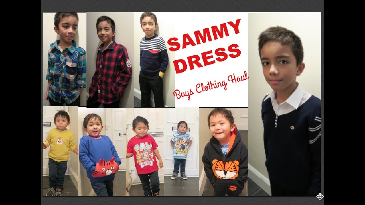 Sammy dress Kids Haul & Review | Timmy's Fashion show - YouTube