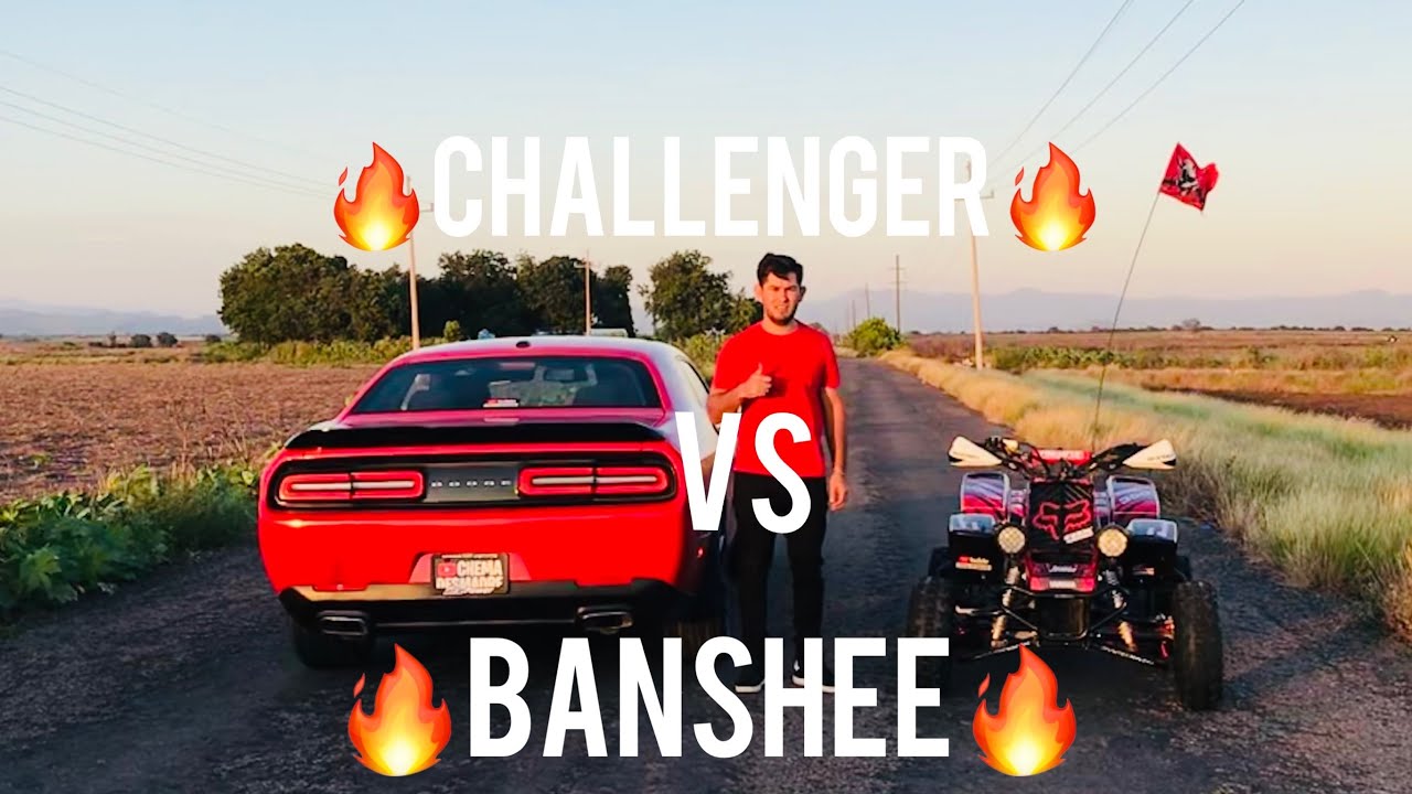 Banshee vs challenger carreras, calándolos, cual corre más? - YouTube
