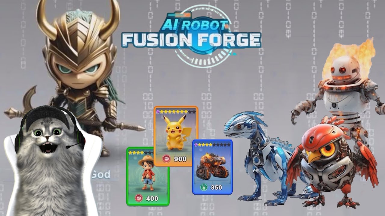 Ai robot fusion Forge saingan game animash serunya kombinasi karakter HD - YouTube
