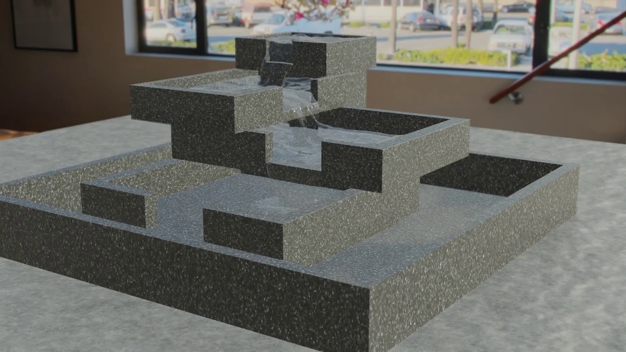 Moby motion water feature tutorial result Blender 2.8 - YouTube