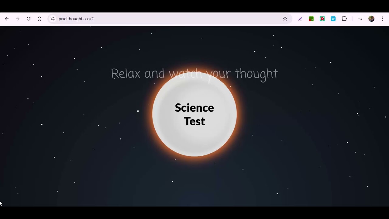 Pixel Thoughts A 60 second meditation tool to help clear your mind ...