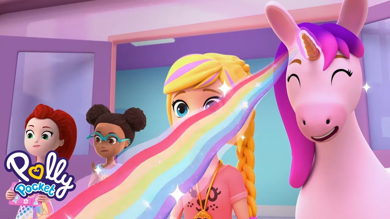 Polly Pocket: Adventure Studios Ep. 4 | Polly Pocket & Cassie's Unicorn ...