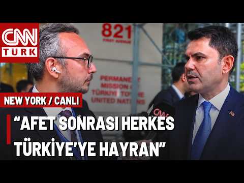 SON DAKİKA🚨Murat Kurum ABD'de CNN TÜRK'e Konuştu: Afet Sonrası Herkes Türkiye'ye Hayran
