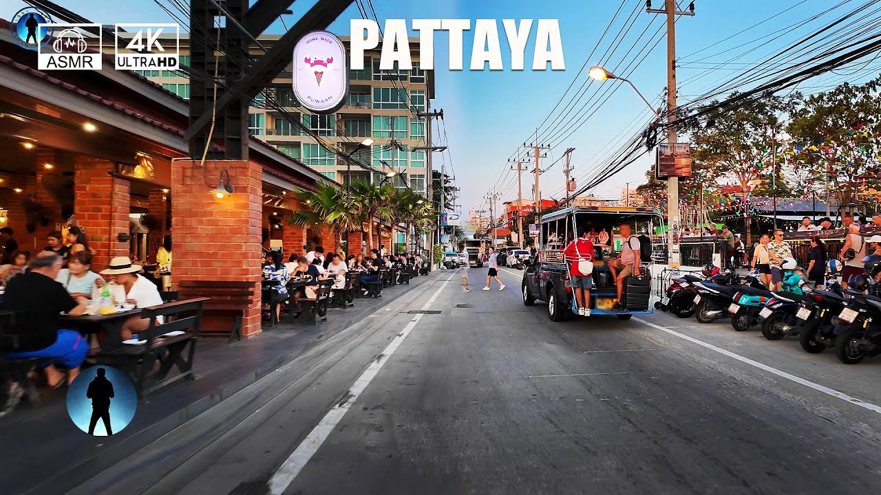 🏍️ Pattaya street scene Exploring Pattaya's Streets from Outlet Mall to ...
