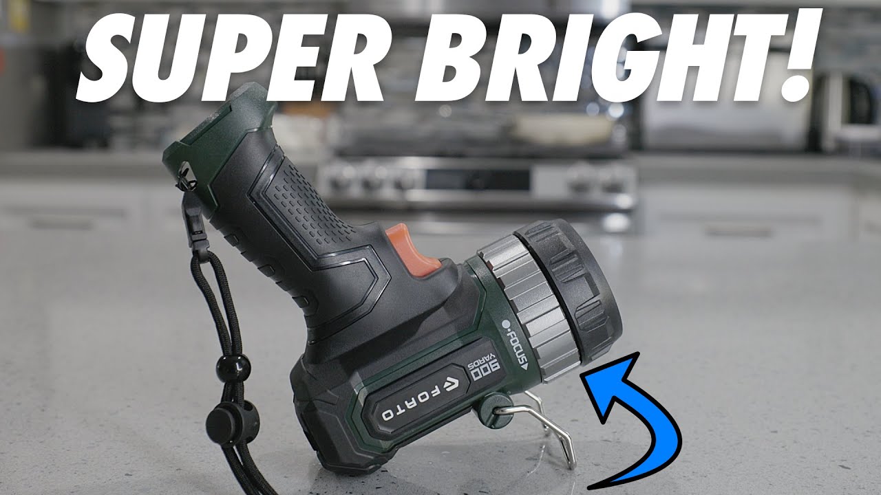 FORTO Compact Rechargeable Spotlight: A Comprehensive Review - YouTube