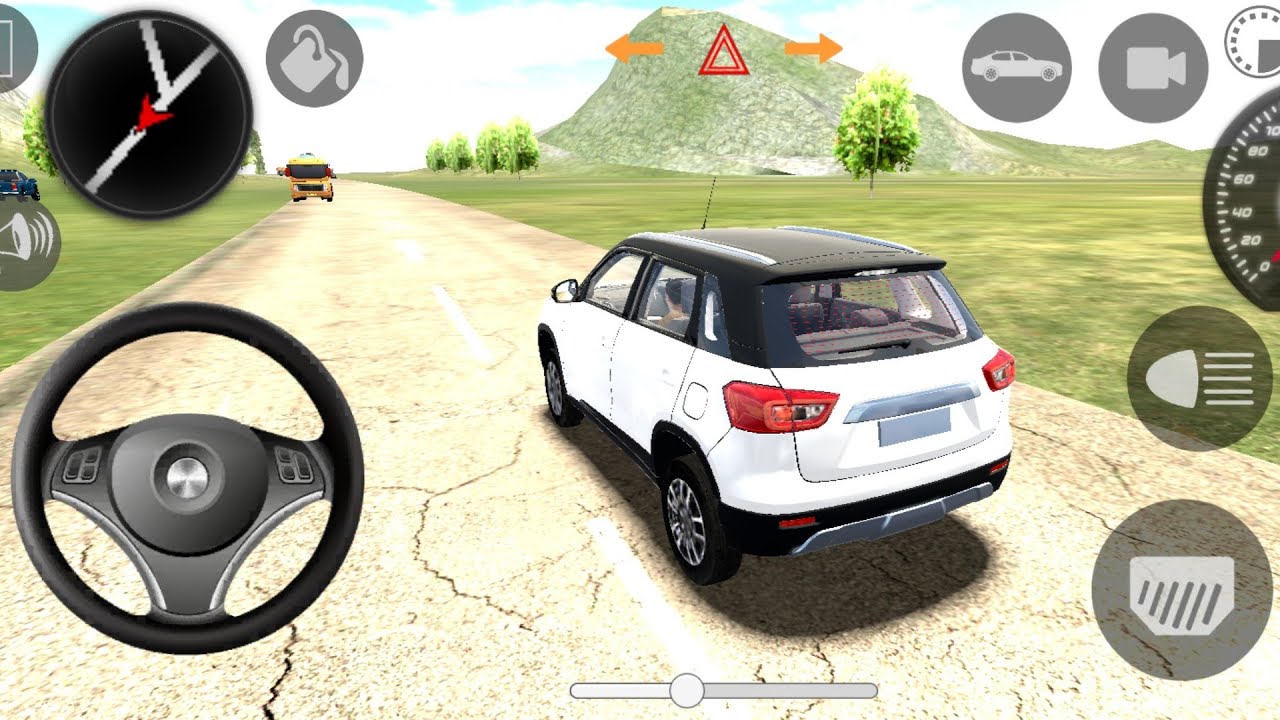 Indian Cars Simulator I Breeza New Car 2021 Top Model I Brezza Car Game ...
