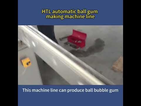 ball bubble gum making machine line - YouTube