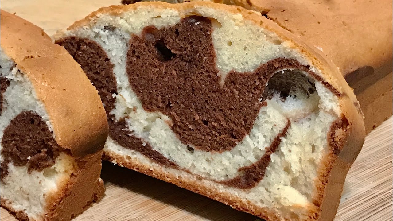 Torta MARMOLADA Vainilla y Chocolate Con aceite - YouTube