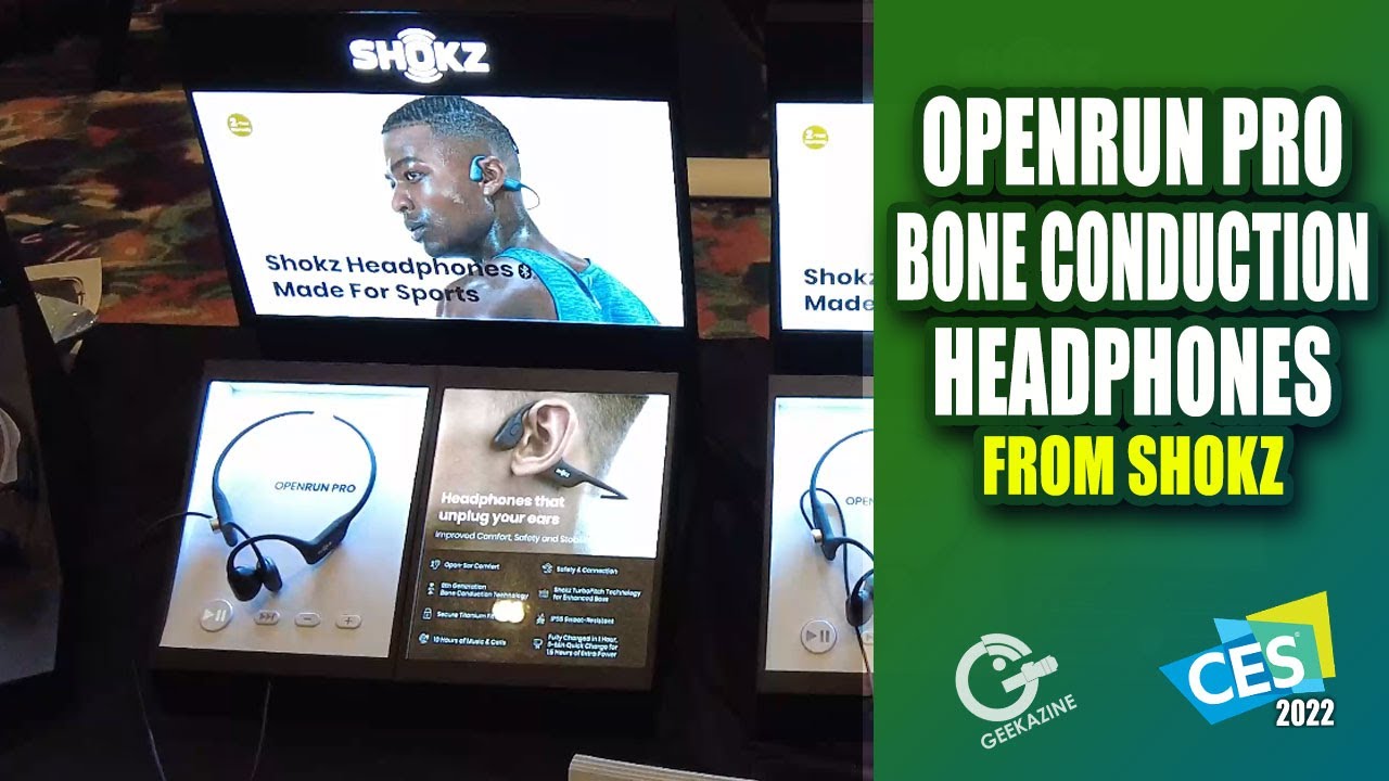 Shokz OpenRun Pro Bone Conduction Headset - YouTube