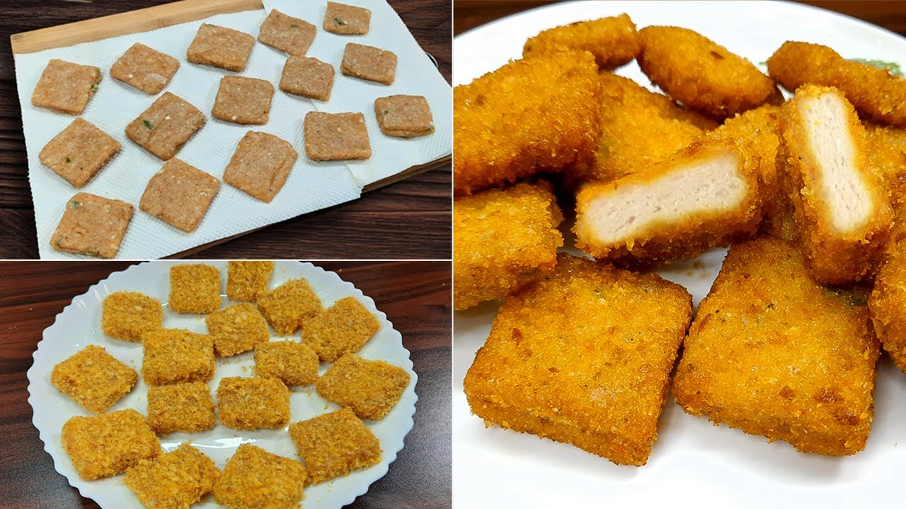 Homemade Chicken Nuggets Recipe | Crispy Nuggets for kids lunch box ...