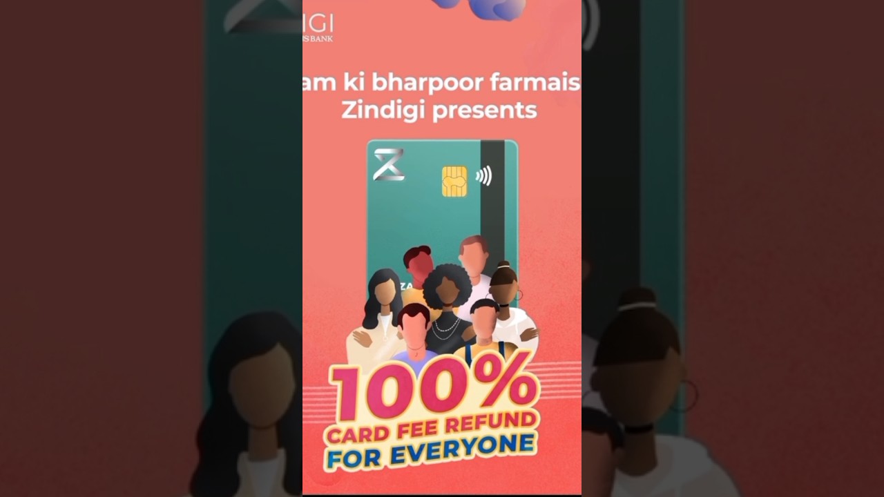 Free Zindagi Master Debit card | Order now. - YouTube