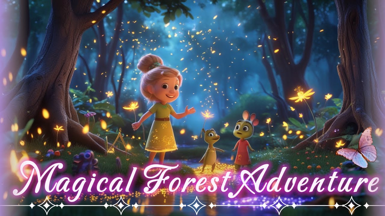 Lily’s Magical Forest Adventure Story For Kids With English Subtitles ...