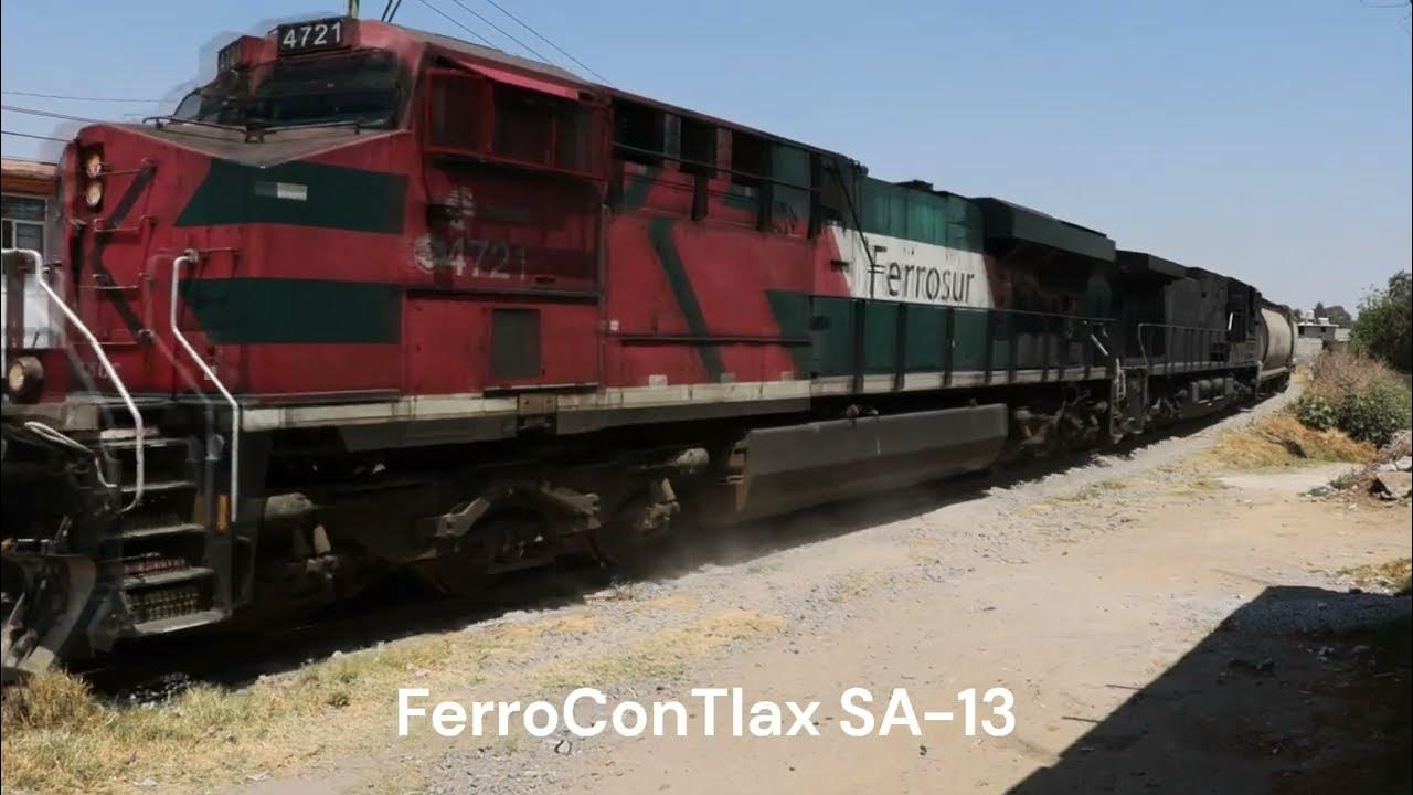 Chulo poder Ferrosur en la linea SA con dos Ferrosur #4721 y #4435 llevando tovas y AutoMax´s ...