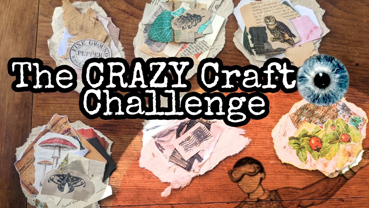 THE CRAZY CRAFT CHALLENGE Ep1 - Hosted by The Paper Outpost/Luise ...