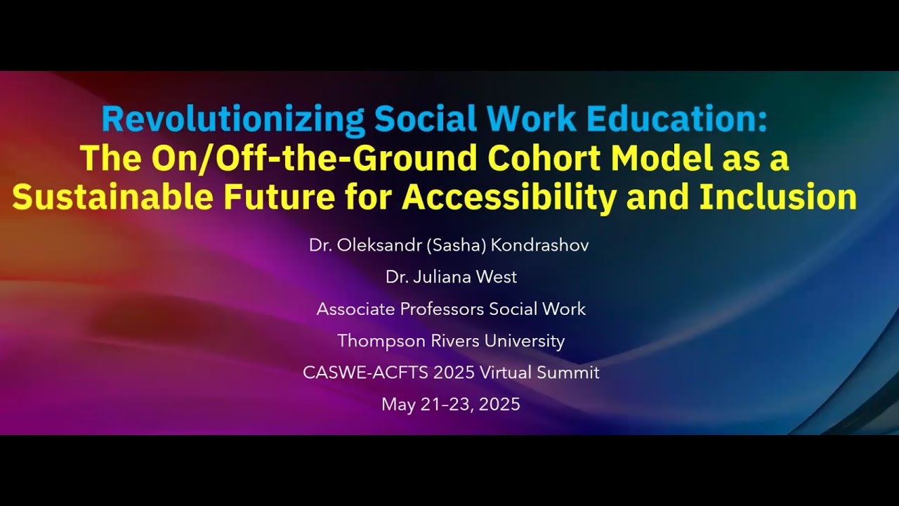 Revolutionizing Social Work Education: The On/Off-the-Ground Cohort ...