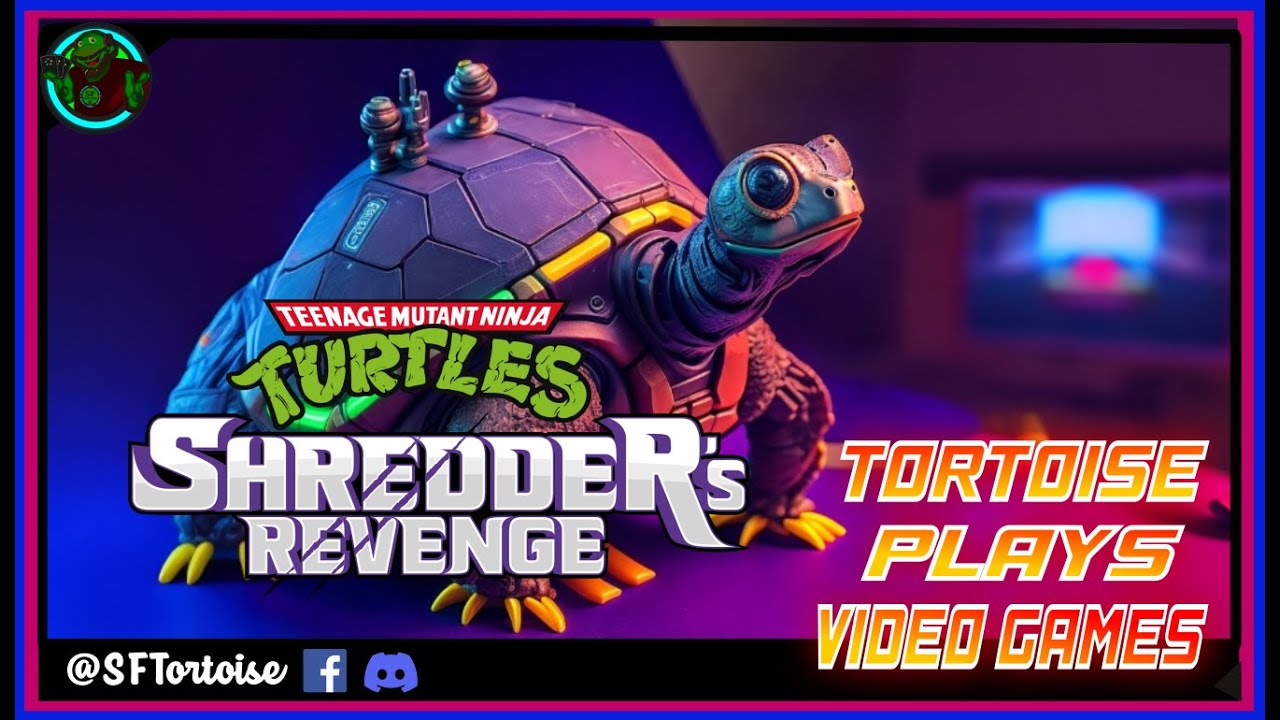 TORTOISE PLAYS VIDEO GAMES: TMNT Chat and Chill - YouTube