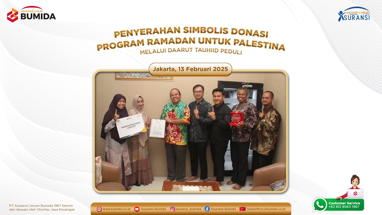 Penyerahan Simbolis Donasi Program Ramadan untuk Palestina Melalui ...