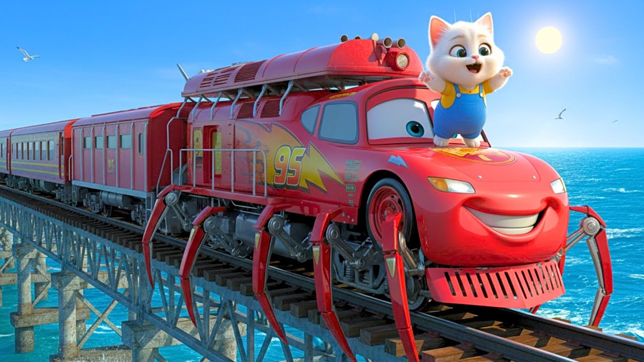 From Ruin to Redemption: Spider Train McQueen’s Rise of Hope 🐾 | AI Cat ...