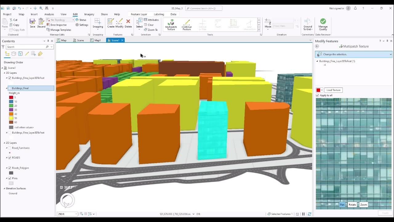 Add Texture to Multipatch in ArcGIS Pro - YouTube