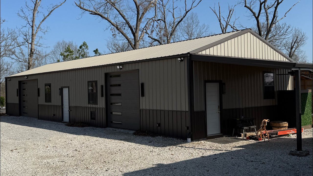 24x80 Custom Shop - YouTube