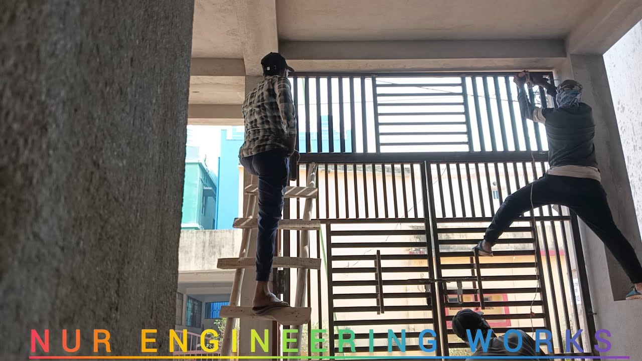 Morden Main Gate Installation Proses। Main Gate Easy and Quickly ...