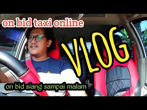 Pendapatan taksi online narik sore sampai malam grab and gojek 7 jam # ...