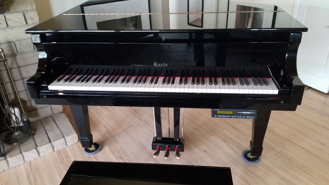 Knabe KN-500 with piano disc pds128 - YouTube
