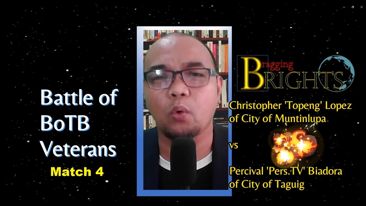 Bragging Rights "Battle of BoTB Veterans" Match 4: Topeng vs Pers.TV ...