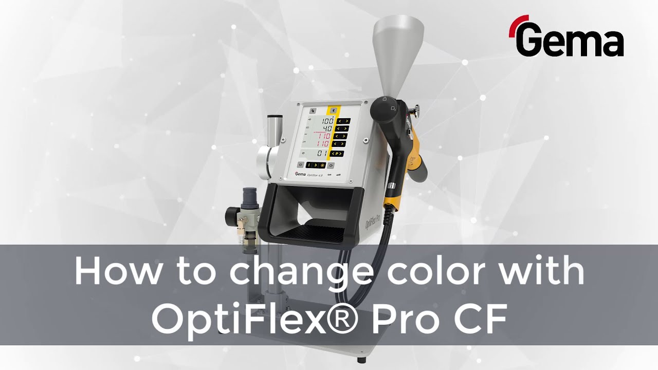 How to change color with OptiFlex Pro CF - YouTube