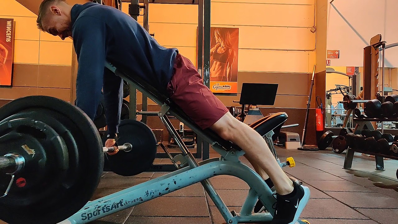 Incline Bench Row - 5x10@75kg 5/5 - YouTube