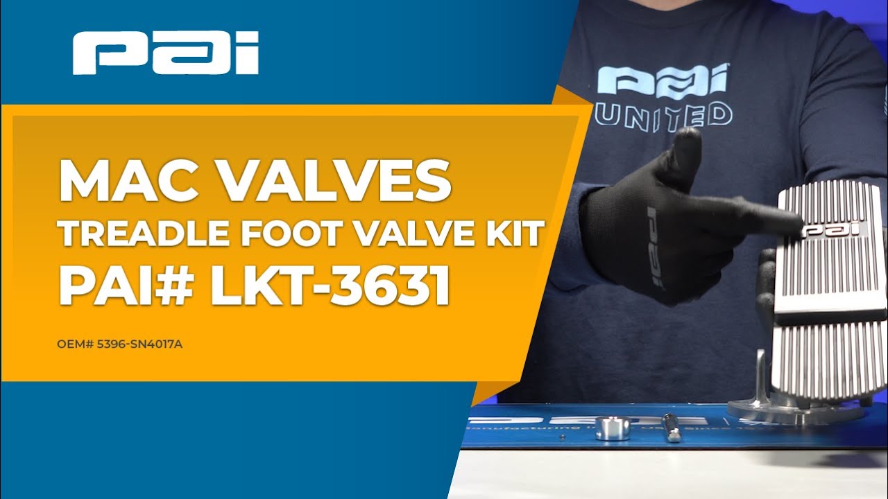 Mack Valves Application Treadle Foot Valve Kit (PAI# LKT-3631 | OE ...