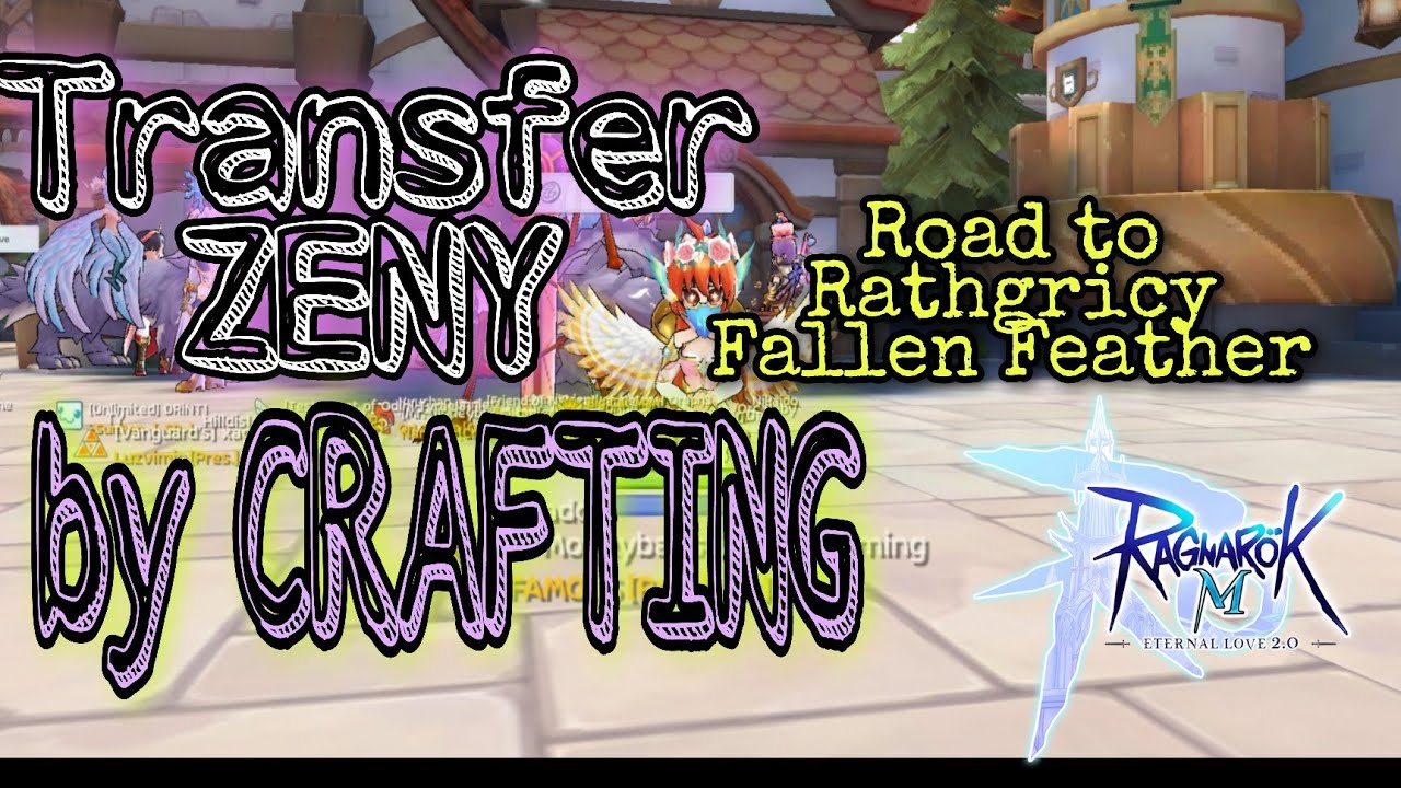 TRANSFER ZENY TO MAIN CHARACTER BY CRAFTING - GOAL TO BUY RATHGRICY ...