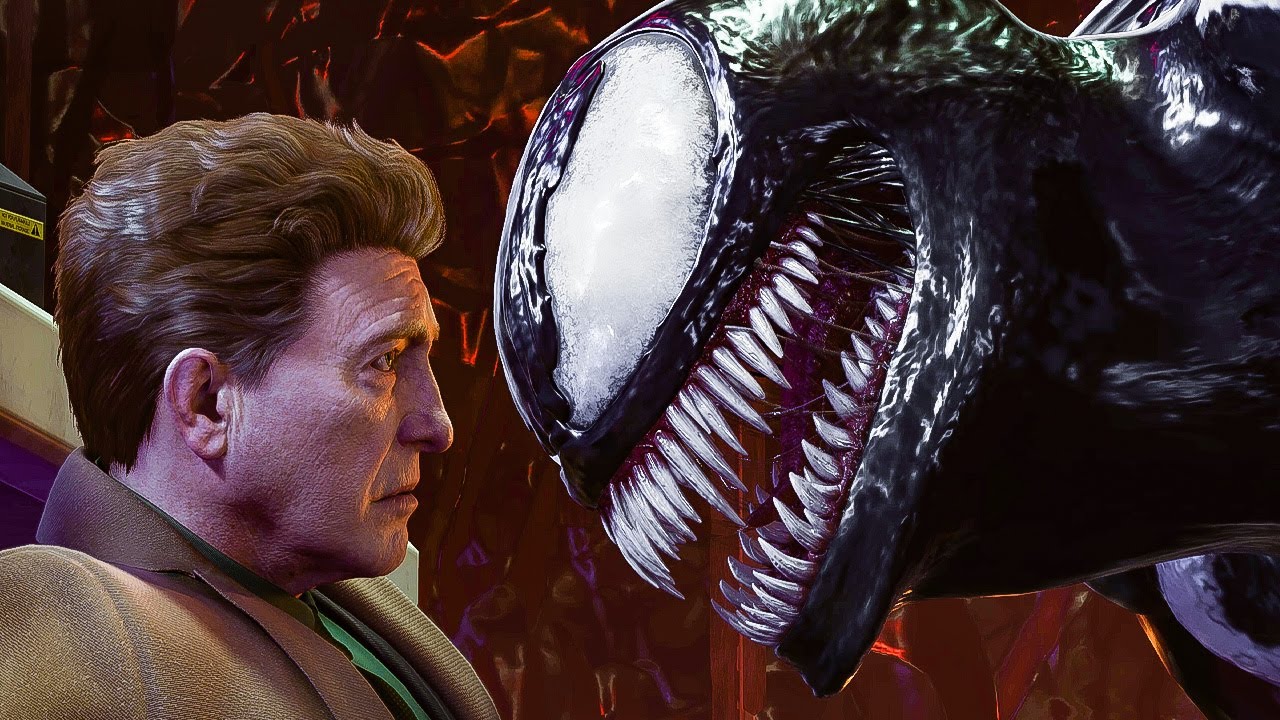 Venom meets Norman Osborn Scene Spiderman 2 PS5 - YouTube