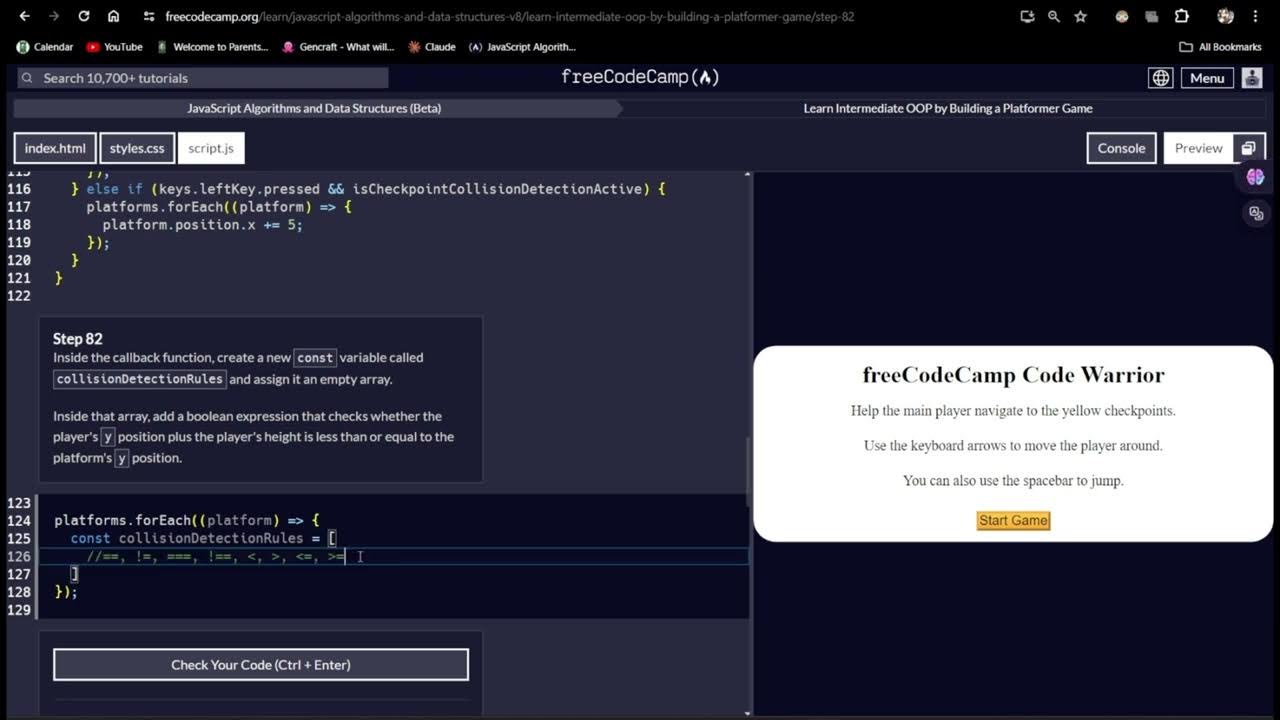 Intermediate OOP PlatformerGame 82 - YouTube