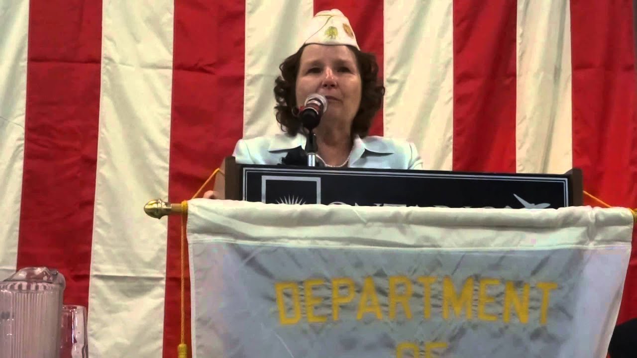 CA American Legion Convention Outgoing Department Commander Janet ...